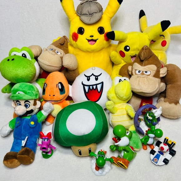 Nintendo | Toys | Nintendo Super Mario Pokemon Video Game Plush Toys ...